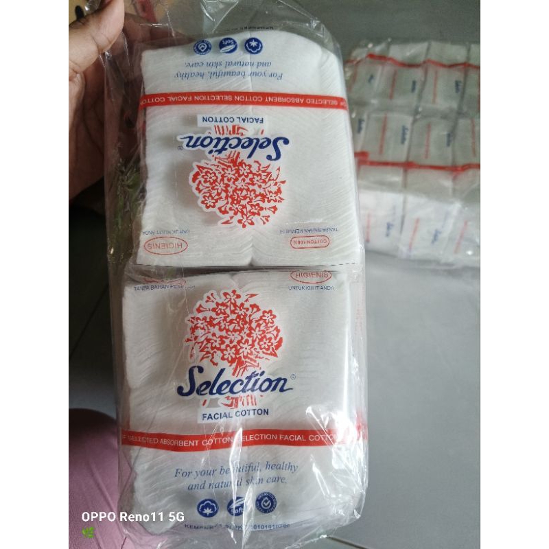 Jual Kapas Selection Facial Cotton 35 gram | Shopee Indonesia