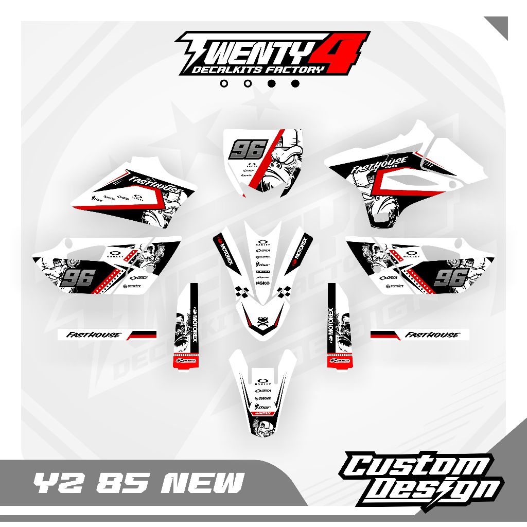 Jual Decal yz 85 New - Decal Yz 85 New Full Custom | Shopee Indonesia