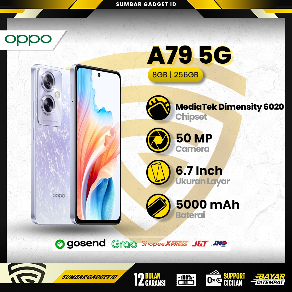 Jual OPPO A79 5G 8/256GB NFC [ + 8GB EXTENDED RAM ] Smartphone Terbaru ...