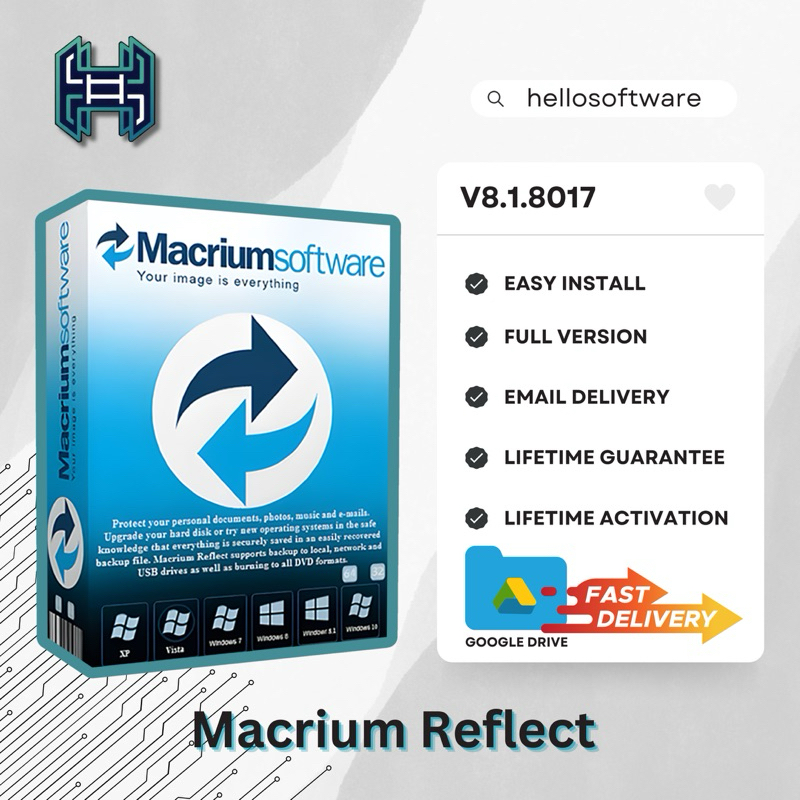 Jual Macrium Reflect v8.1.8017 Workstation Server Plus Full Version ...