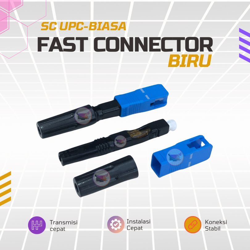 Jual Fast Connector SC UPC Fiber Optic Tutup Biasa | Shopee Indonesia