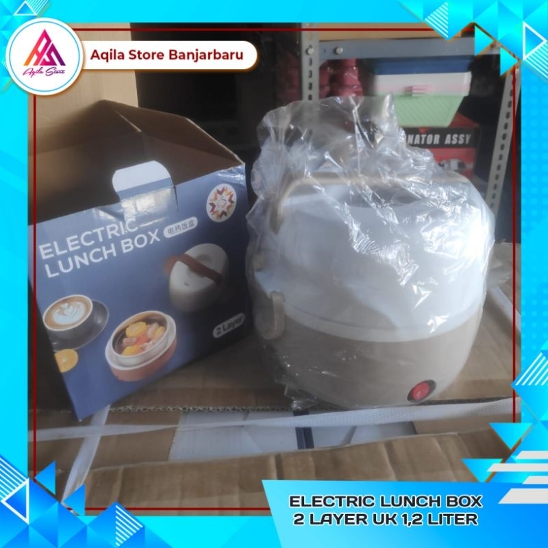 Jual Electric Lunch Box 2 Layer uk 1,2 Liter / Alat Pemanas Makanan ...