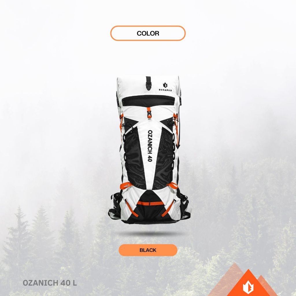 Jual BOGABOO OZANICH ROLLTOP 40 Liter - Tas Ransel Gunung LIGHTWEIGHT 40 L - Tas Keril BOGABOO ...