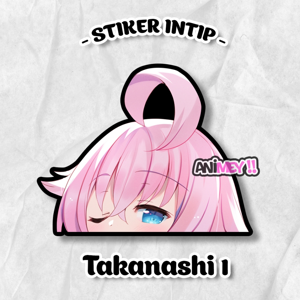 Jual Stiker Intip Takanashi Hoshino Blue Archive / Sticker Anime ...