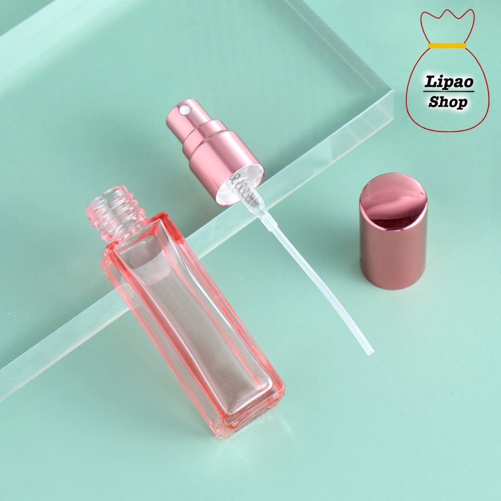 Jual Botol Parfum Spray Kaca Tebal - PINK TRANSPARAN - Tester Mini ...