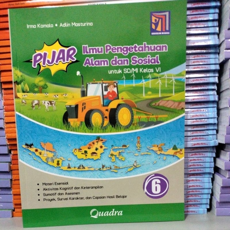 Jual pijar IPAS kelas 6 SD penerbit quadra kurikulum merdeka | Shopee ...