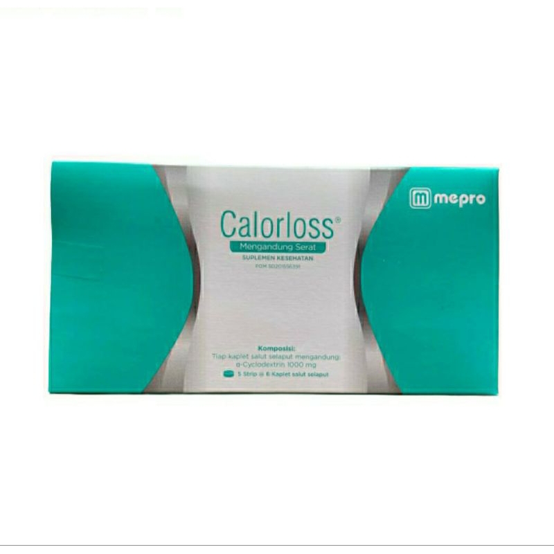 Jual Calorloss Obat Pelangsing Box 30 Tablet / Pengikat Lemak Dan Kaya ...