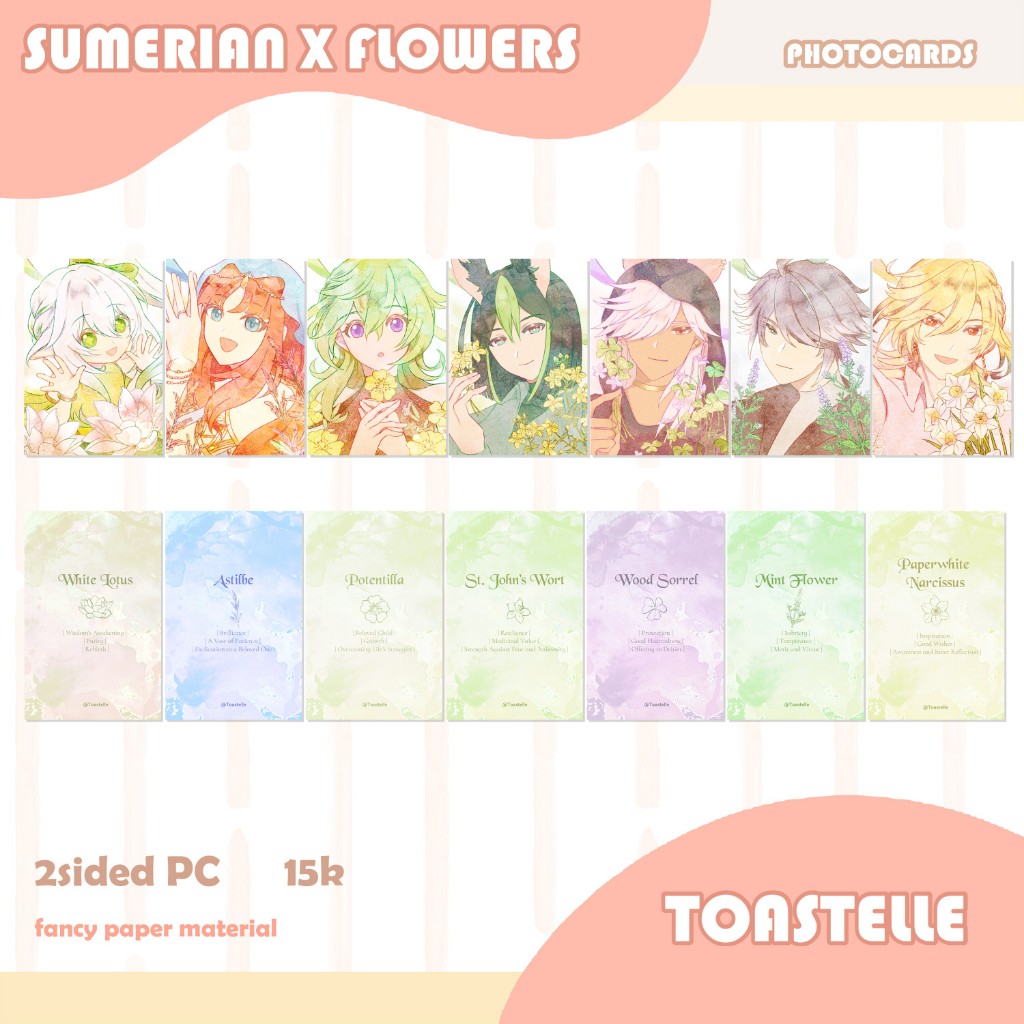 Jual Sumeru x flowers photocard | Shopee Indonesia