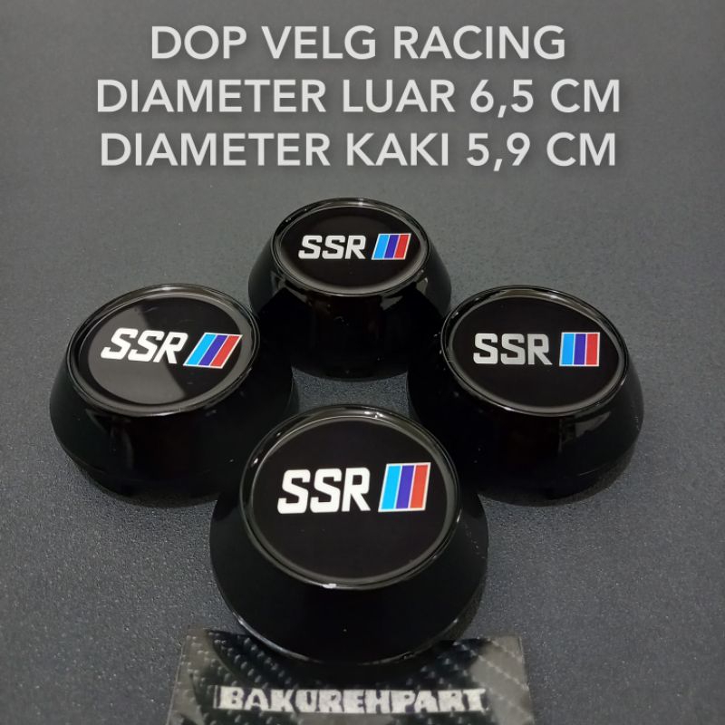 Jual Dop roda tutup velg mobil racing Kerucut kecil tulisan SSR ...