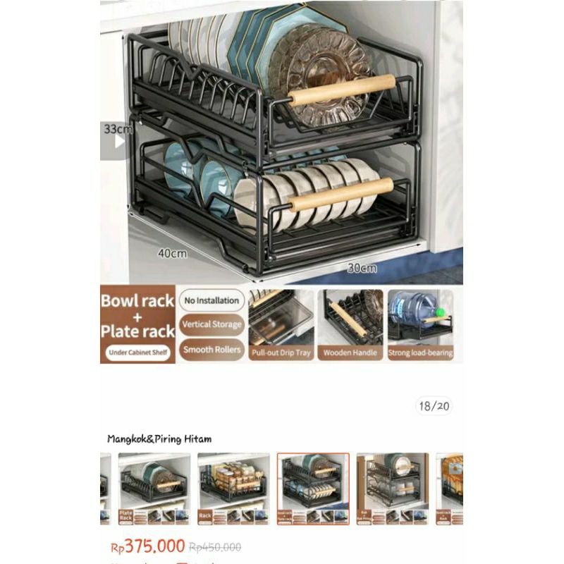 Jual Rak kitchen set dapur (Chosmo mall) original | Shopee Indonesia