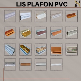 Jual Harga Bagus lis plafon PVC list PVC pinggir siku sambung ter murah ...