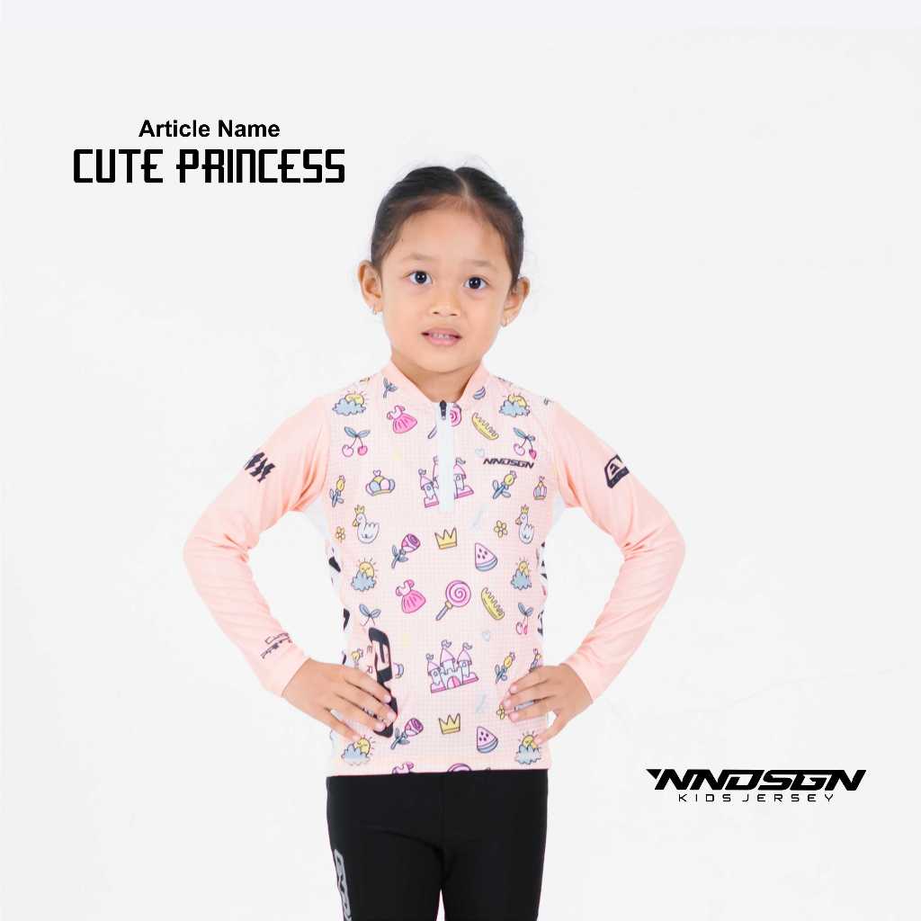 Jual JERSEY PUSHBIKE EVO SERIES NNDSGN JERSEY / CUTE PRINCESS JERSEY ...