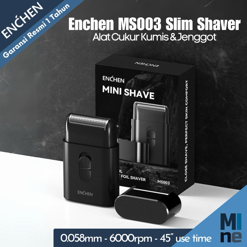 Jual ENCHEN MS003 Slim Mini Shaver Electric Alat Cukur Kumis Jenggot Pocket 600rpm | Shopee ...
