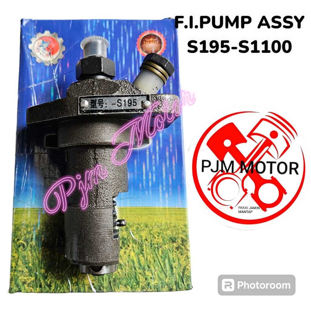 Jual s195 fipump assy pompa minyak solar mesin diesel pengerak s1100 ...