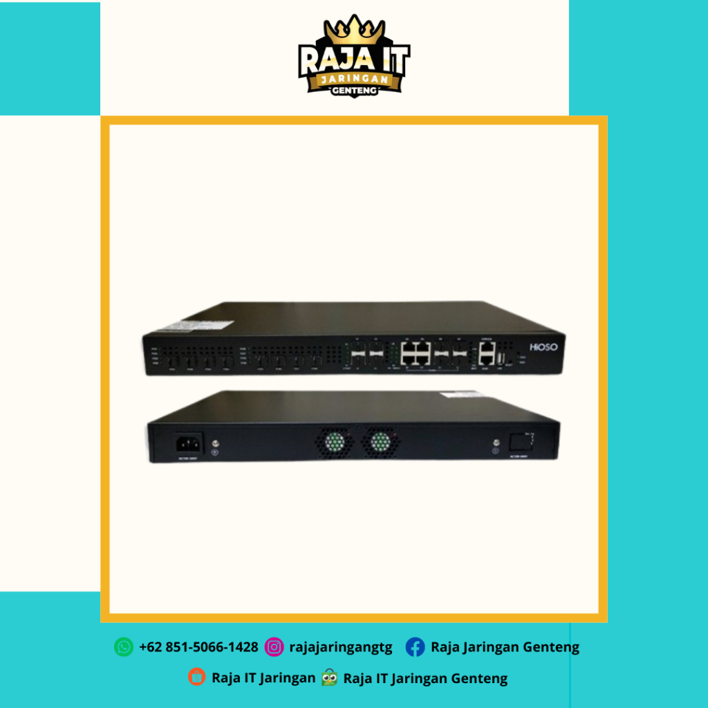 Jual OLT EPON HIOSO HA7308C 8PON Port + 8 sfp JOLink (+8dbm) | Shopee Indonesia