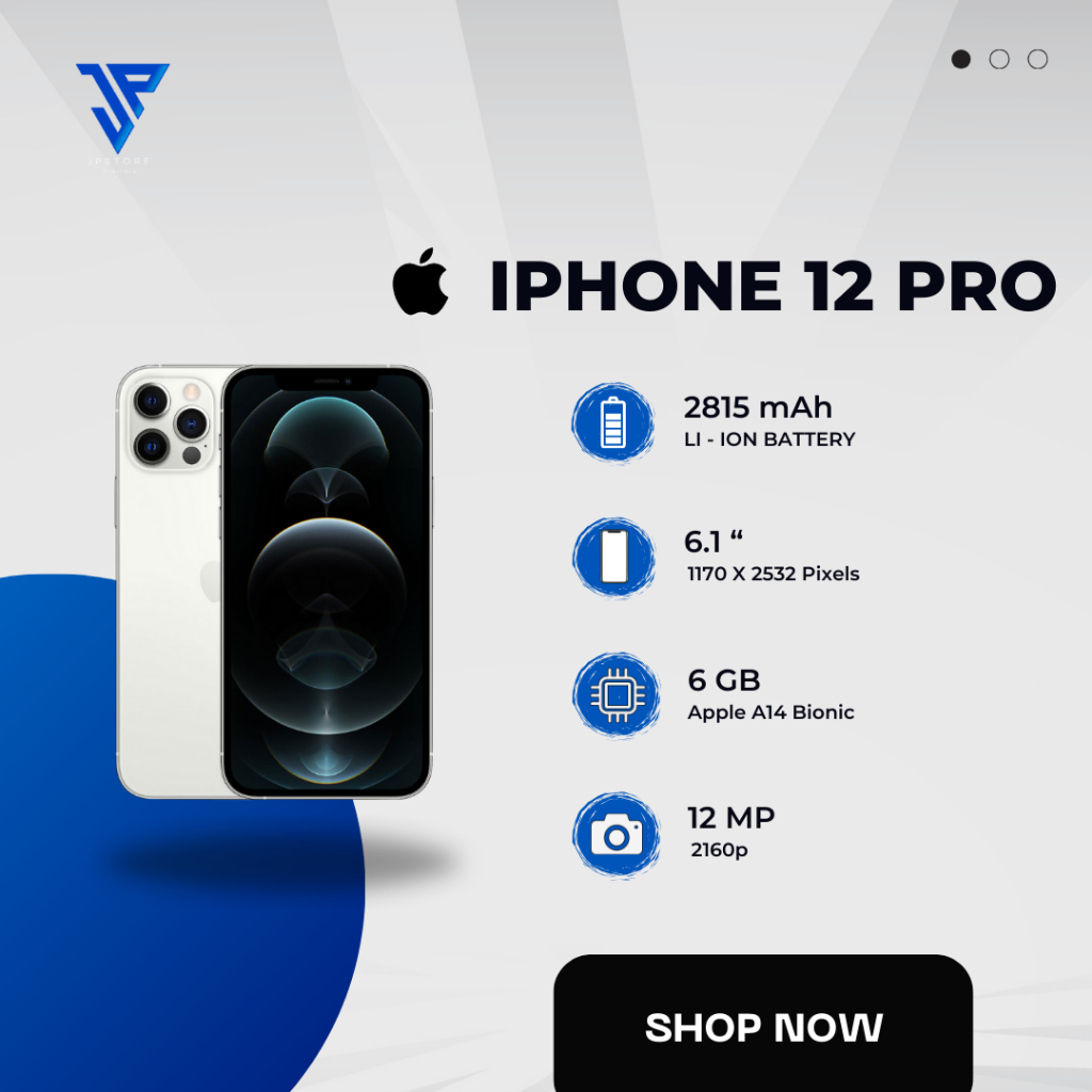 Jual IPHONE 12 PRO 128GB / 256GB / 512GB Second Fullset Original 100% | Shopee Indonesia