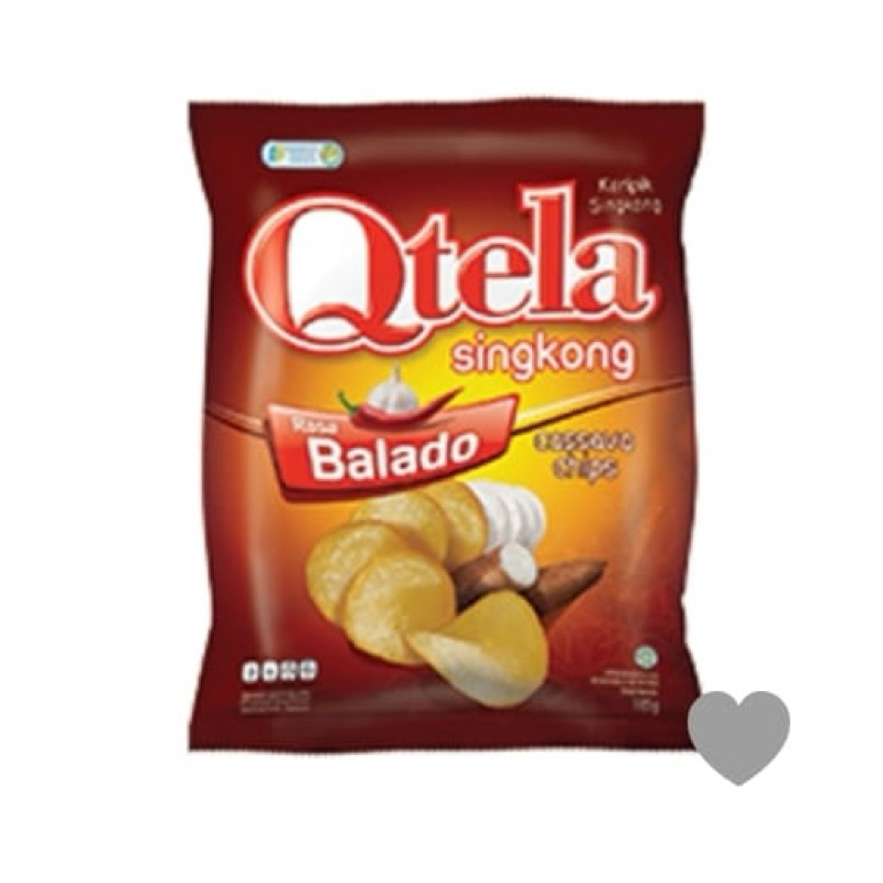 Jual QTELA Keripik Singkong 175/180gram aneka rasa | Shopee Indonesia