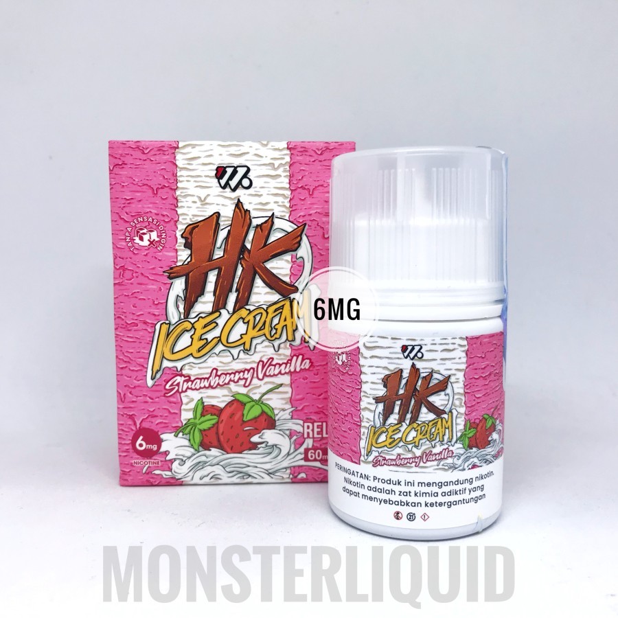 Jual HK ICE CREAM STRAWBERRY VANILLA BY WISE JUICE X ARIFFARISAN 3MG ...