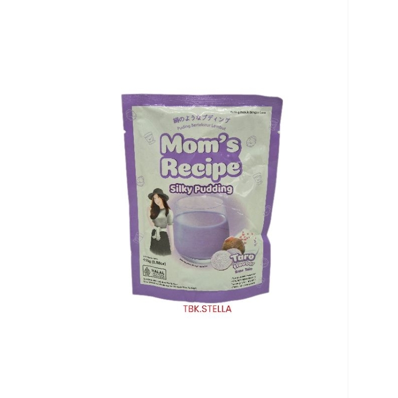 Jual MOMS RECIPE SILKY PUDING PUDDING TARO 110 GR POUCH | Shopee Indonesia