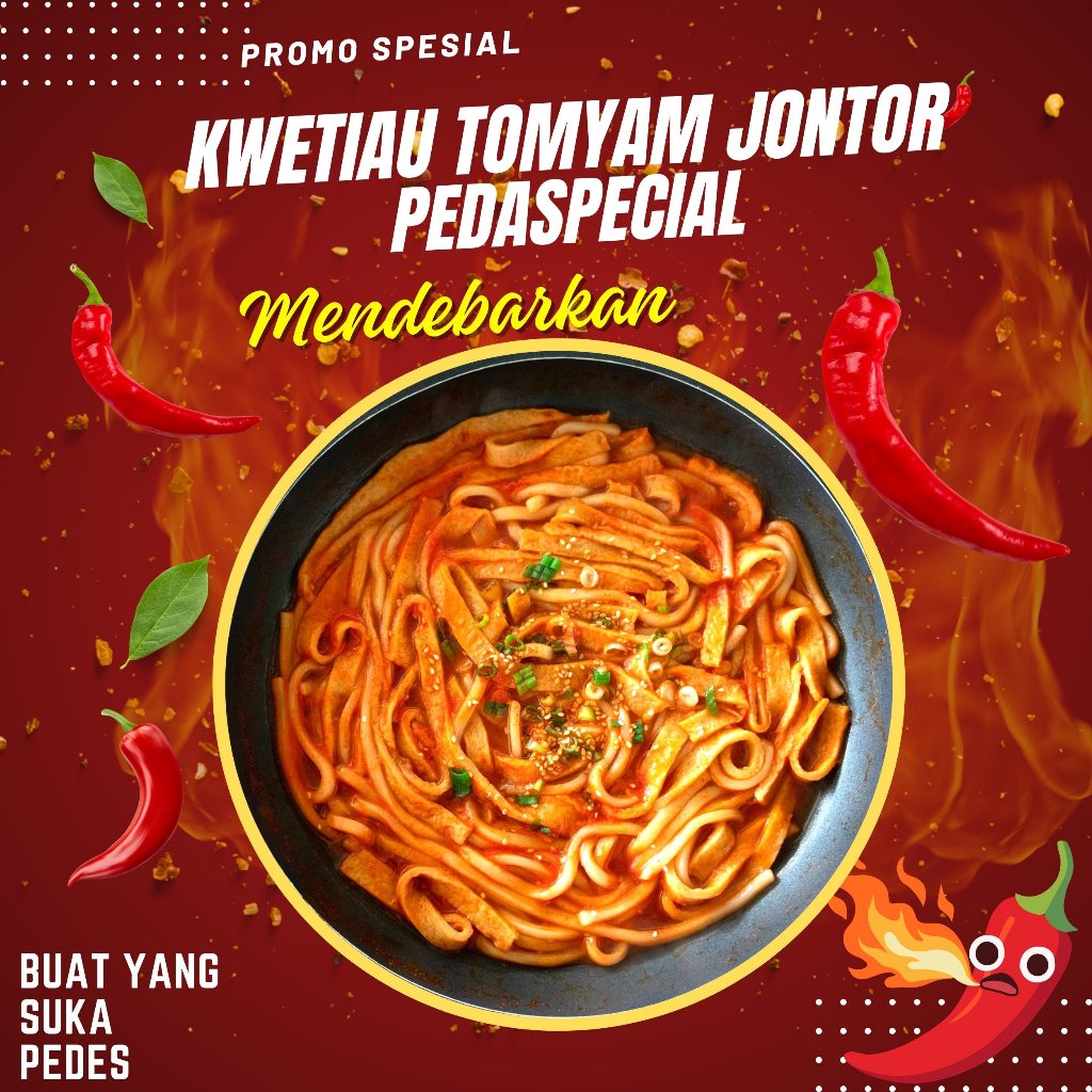Jual Kwetiau Jontor Extra Pedas Rasa Tomyam dan Original | Shopee Indonesia