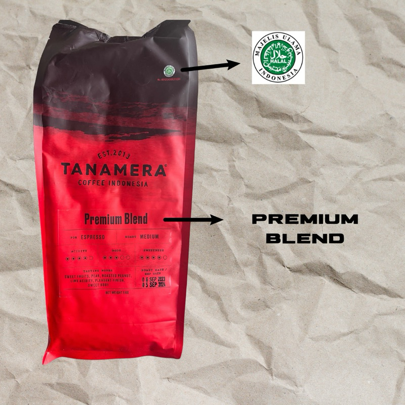 Jual Tanamera Coffee Premium Blend 1kg | Shopee Indonesia