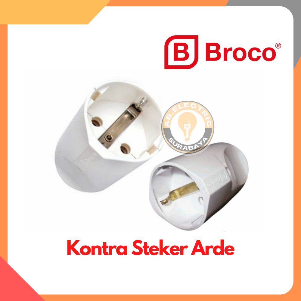 Jual Kontra Steker Arde Broco Putih Original | Shopee Indonesia