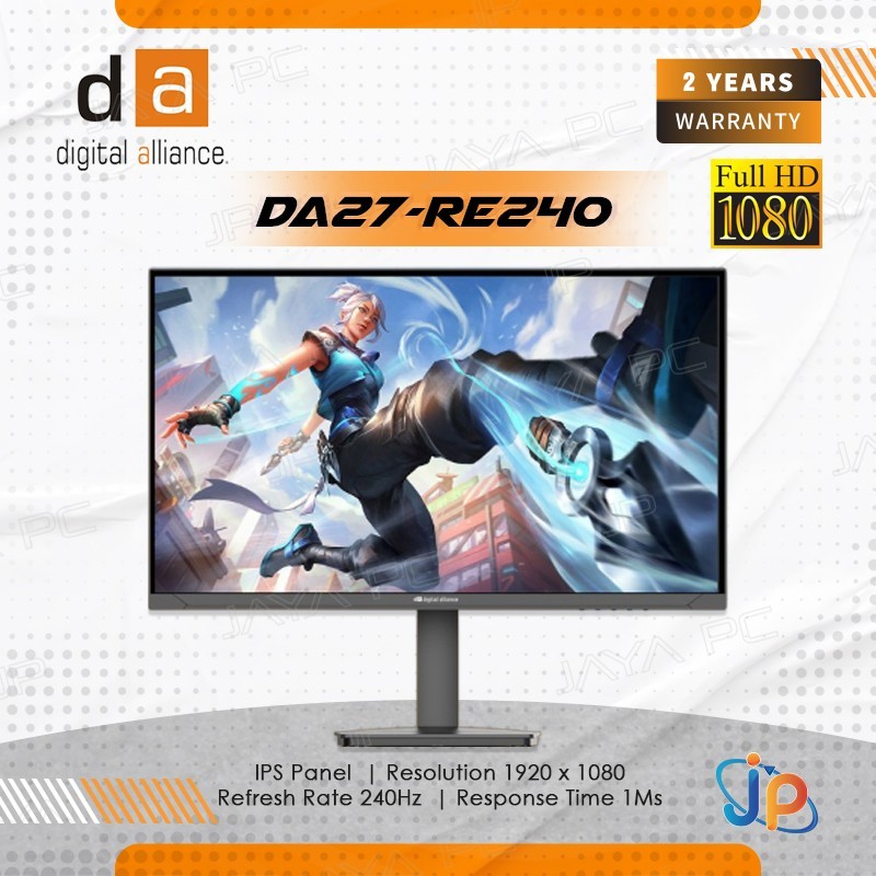 Jual Monitor Digital Alliance LED IPS DA27-RE240 - Full HD 27" Inch ...