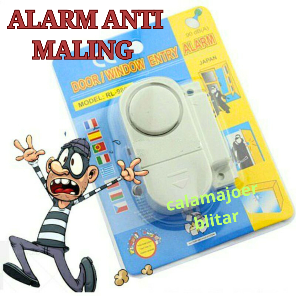 Jual ALARM SENSOR ANTI MALING PRAKTIS UNTUK PINTU RUMAH JENDELA LACI ...