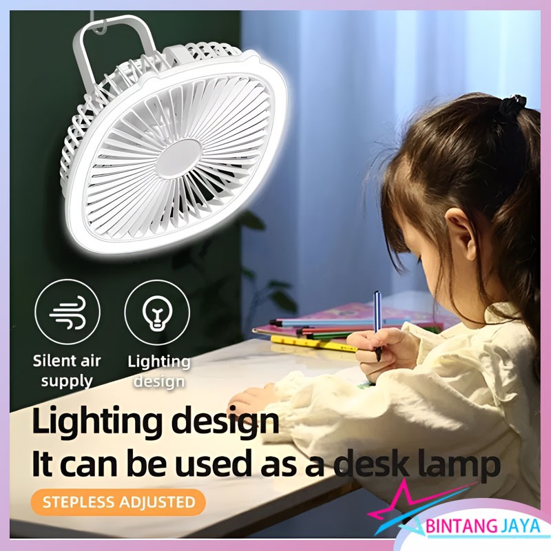 Jual Kipas Angin Portable 4in1 Dengan Lampu LED Kipas Angin Lipat USB ...