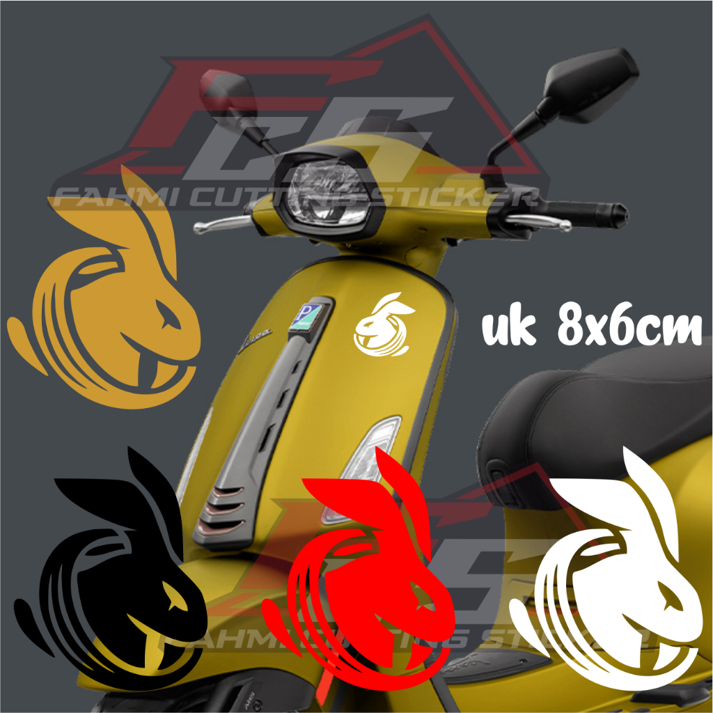 Jual STICKER RABBIT AND WHEELS | Shopee Indonesia