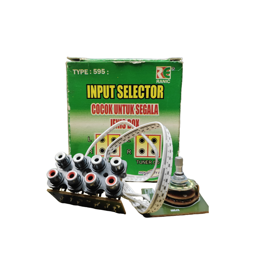 Jual input selector ranic switch rotary parametrik sound audio ...