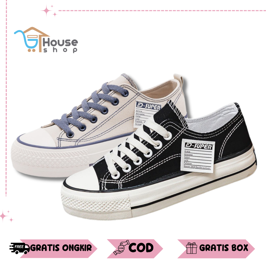 Jual Sepatu Kanvas Wanita Sepatu Casual WanitaTren Elegan Mewah Keren ...