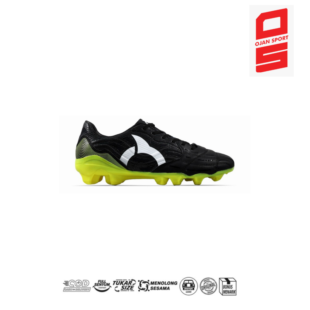 Jual SEPATU SEPAK BOLA ORTUSEIGHT CATALYST VISION V3 K-LEA FG BLACK ...