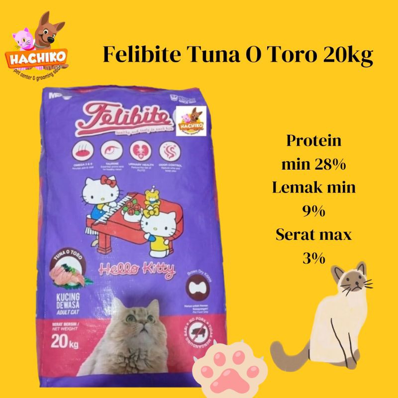 Jual Felibite Cat Tuna O Toro 20kg/Kemasan Repack isi 40 Bungkus ...