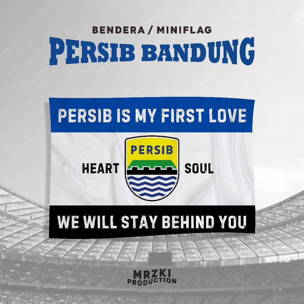 Jual Bendera Persib Bandung | Bendera Ultras | Mini Flag Persib Free ...