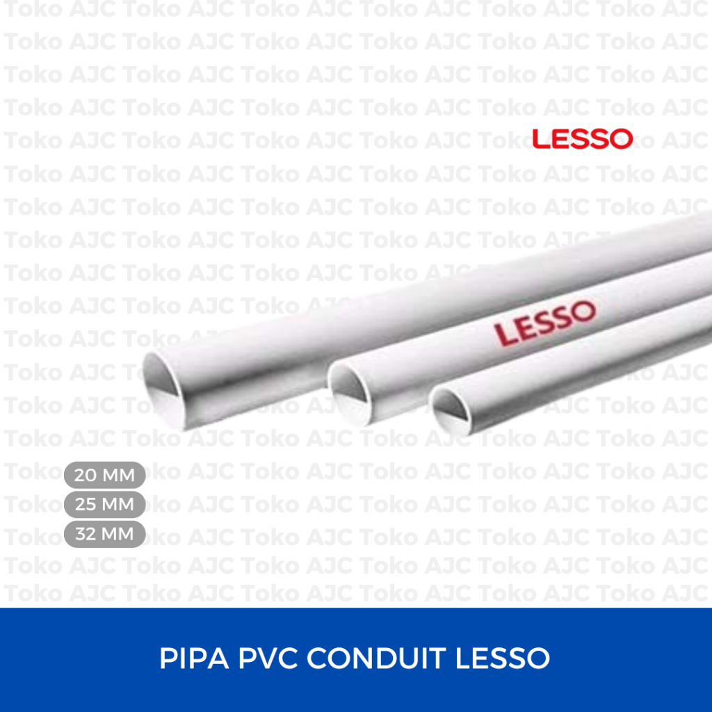 Jual Lesso Pipa PVC Conduit 20 mm/25 mm/32 mm Produk Original | Shopee ...