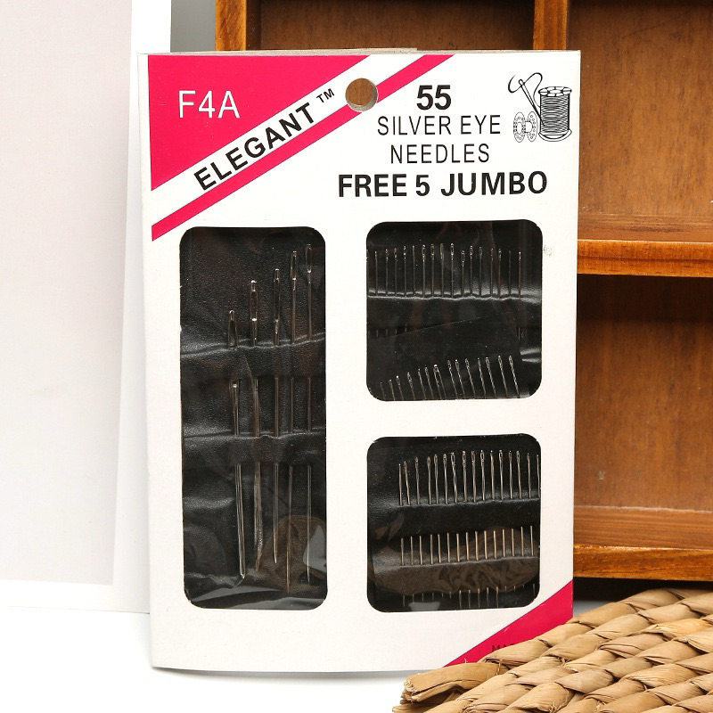 Jual Jarum Jahit Tangan Set Isi 55 Pcs /Jarum Kerajinan 55 Pcs / Set ...