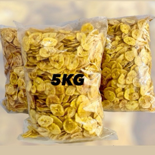 Jual 5KG KERIPIK PISANG KOIN MADU MANIS ORIGINAL TAWAR ASIN MURAH 5 KG ...