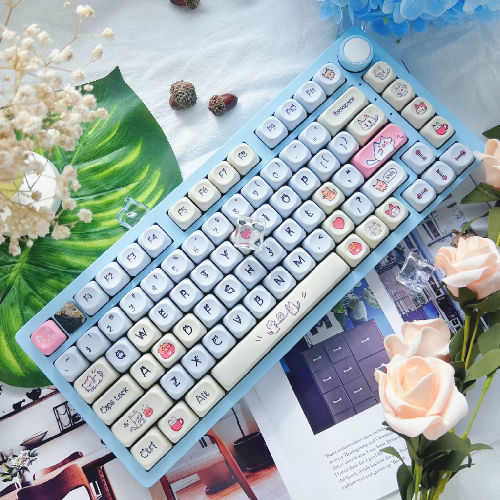 Jual Bijou Keycap Rabbit Cat Cute Pokemon Anime for Mechanical ...