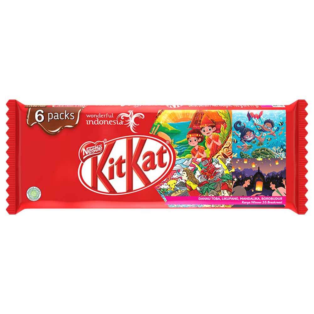 Jual KIT KAT Chocolate 2 Fingers Multipack 102gr (6 x 17gr) | Shopee ...