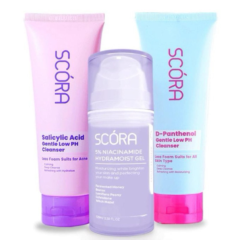 Jual SCORA Moisturizer 5% Niacinamide Hydramoist Gel 40ml 100ml | Face Wash Gentle Low pH ...
