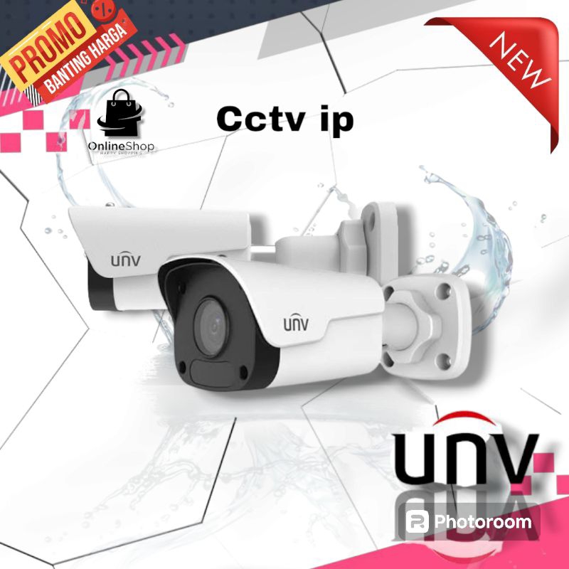 Jual Kamera ip cctv UniView model ipc2122lr-pf40m d 2mp outdor poe | Shopee Indonesia