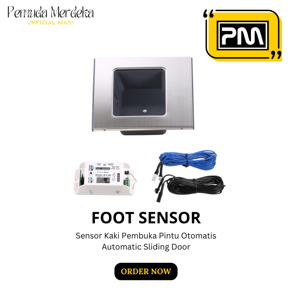 Jual Sensor Kaki Pembuka Pintu Otomatis Foot Sensor Untuk Sliding Door ...