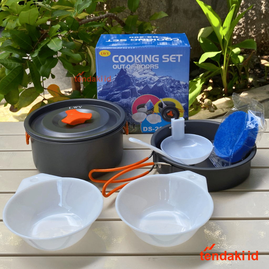 Jual TENDAKI ID | COOKING SET TC 311 Alat Masak Camping Nesting Set ...