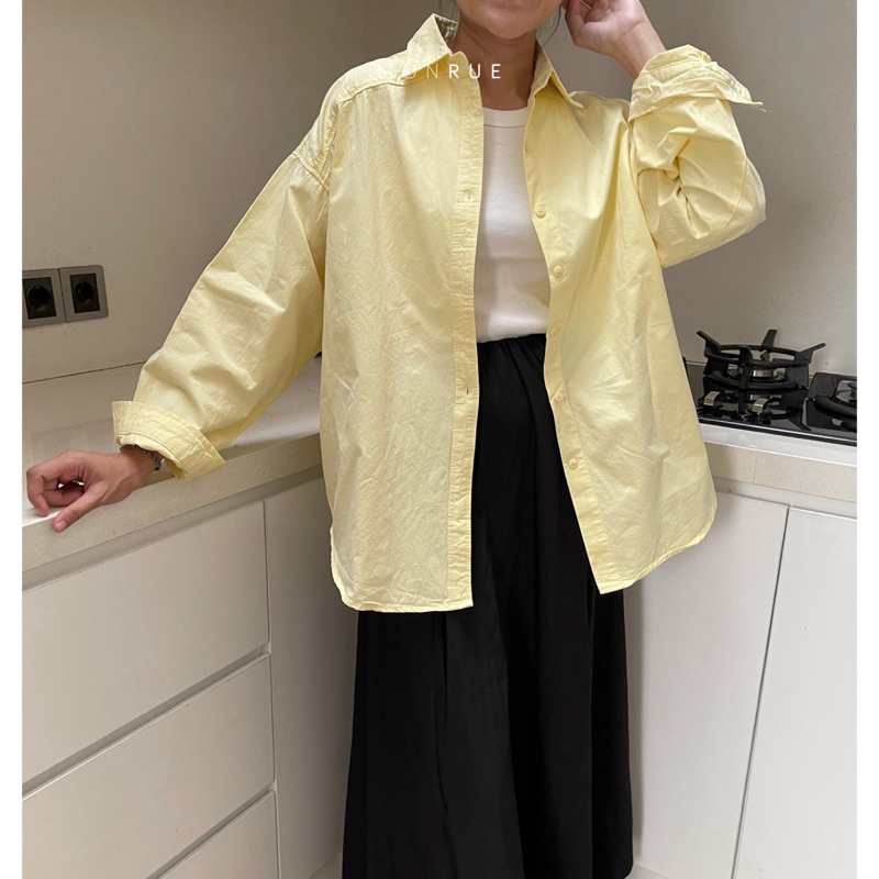 Jual MONRUE — Somi Oversized Shirt | Shopee Indonesia