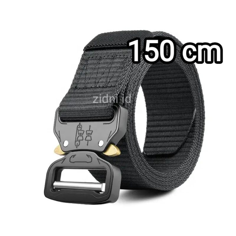Jual Ikat Pinggang Pria Tactical Jumbo 150cm Metal Buckle Sabuk Kanvas Nylon Gesper Outdoor Big ...