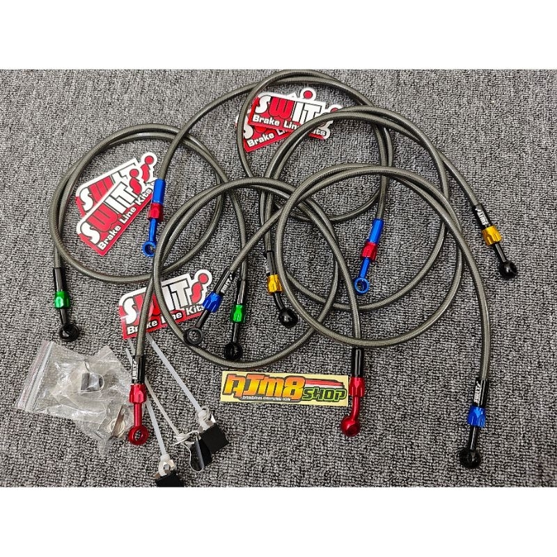 Jual Selang Rem Depan 100cm Selang Rem Depan Swits Thailand 100 cm ...