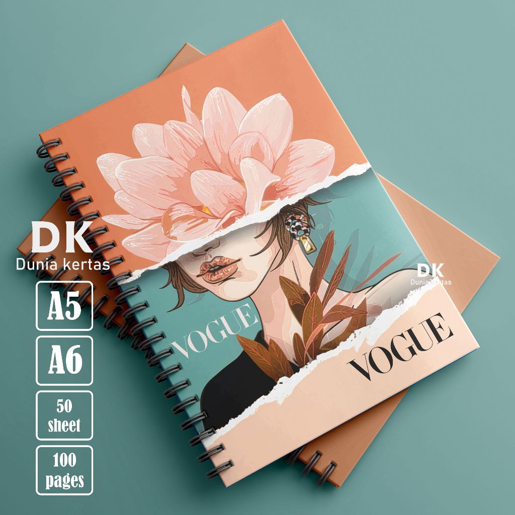 Jual NOTEBOOK SPIRAL A5 | BUKU CATATAN ISI ( GARIS ) | NOTES BOOK ...