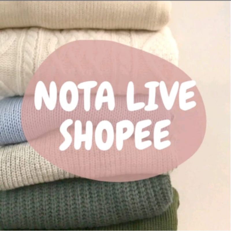Jual NOTA LIVE SHOPEE 10-50k 1kg | Shopee Indonesia