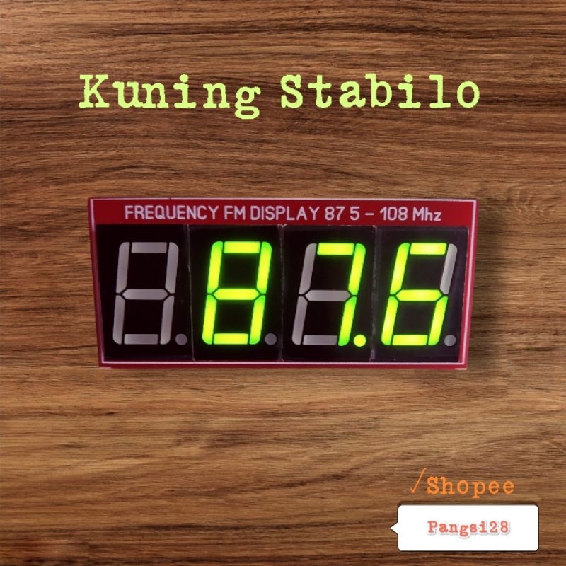 Jual Frequency Counter FM Digital Display 4 Digit - Kuning Stabilo | Shopee Indonesia